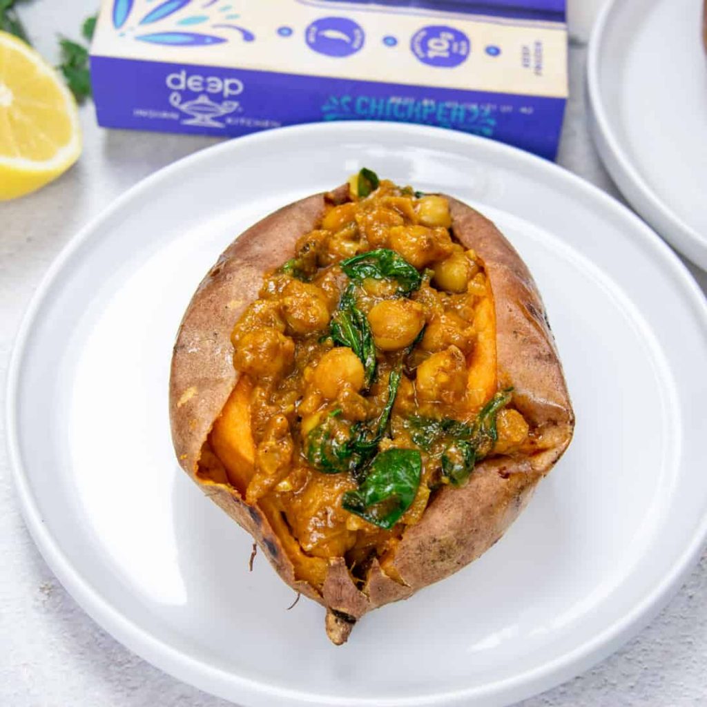 Patate të ëmbla, mbushur me qiqra - Neps