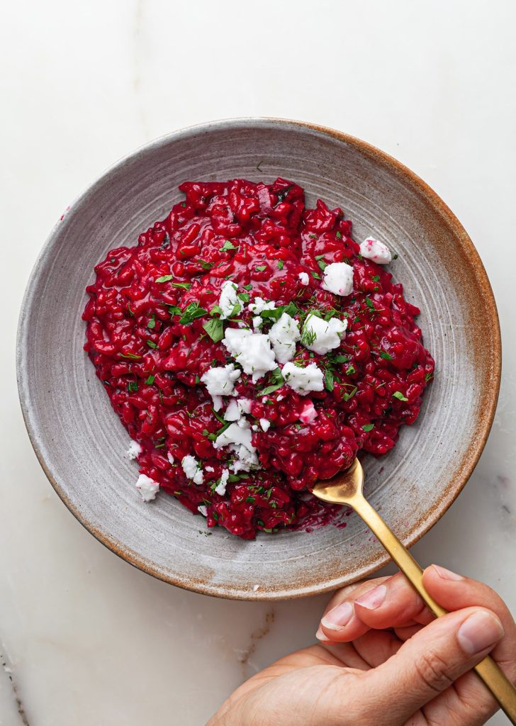 Risotto me panxhar dhe djathë feta - Neps.al